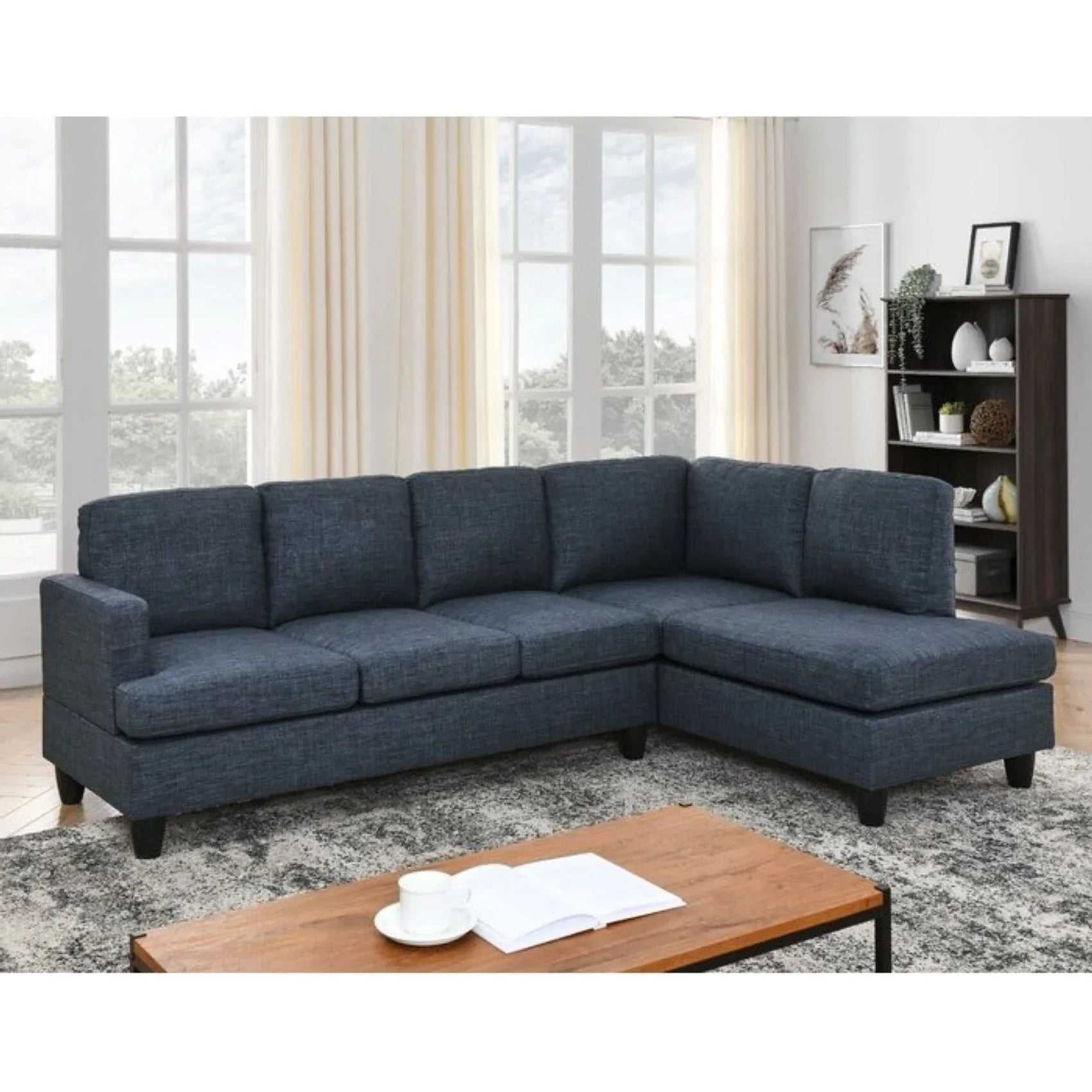 Altos L Shape 6 Seater Fabric Sofa – Torque India