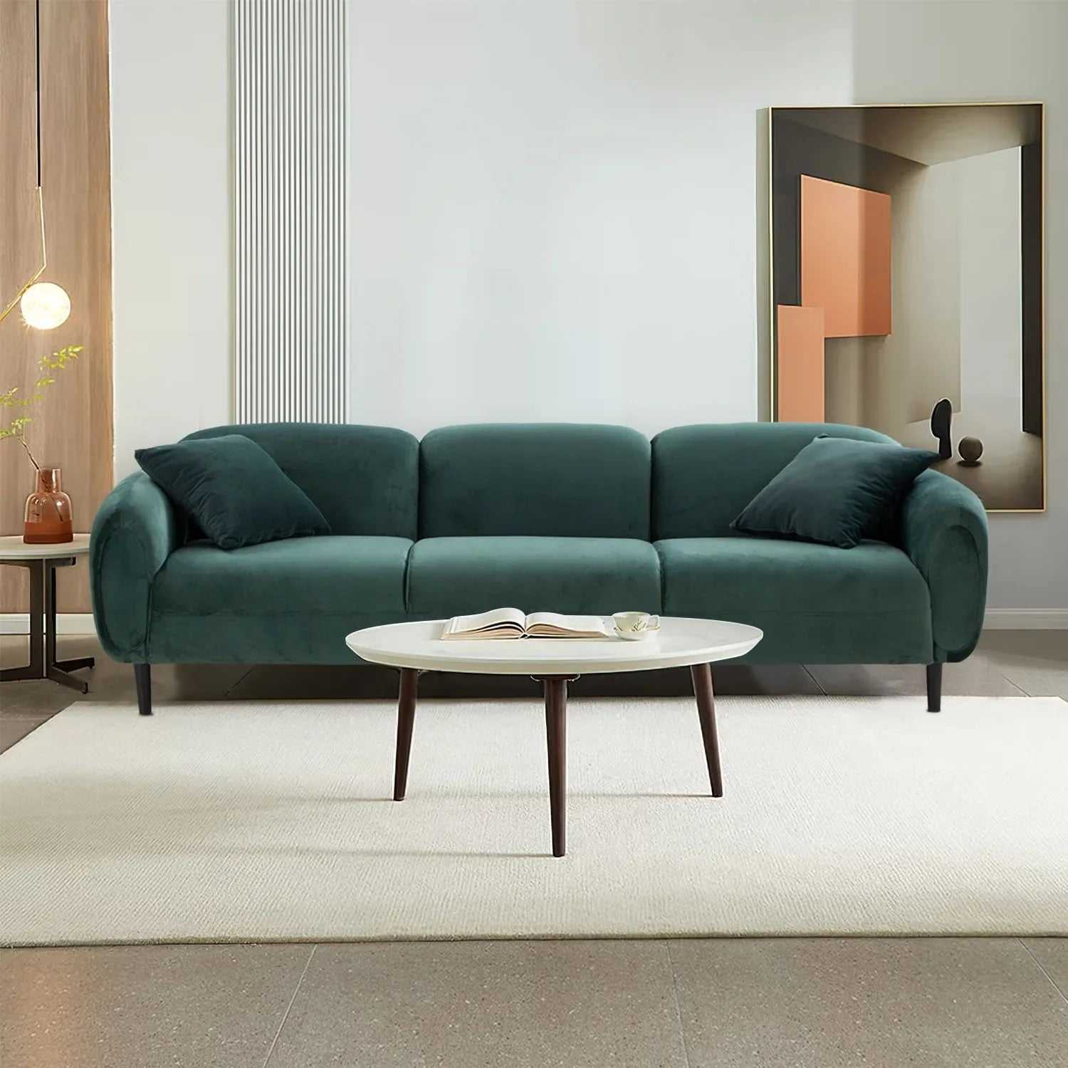 Cimino 3 Seater Fabric Sofa For Living Room – TORQUE INNOVATIONS ...